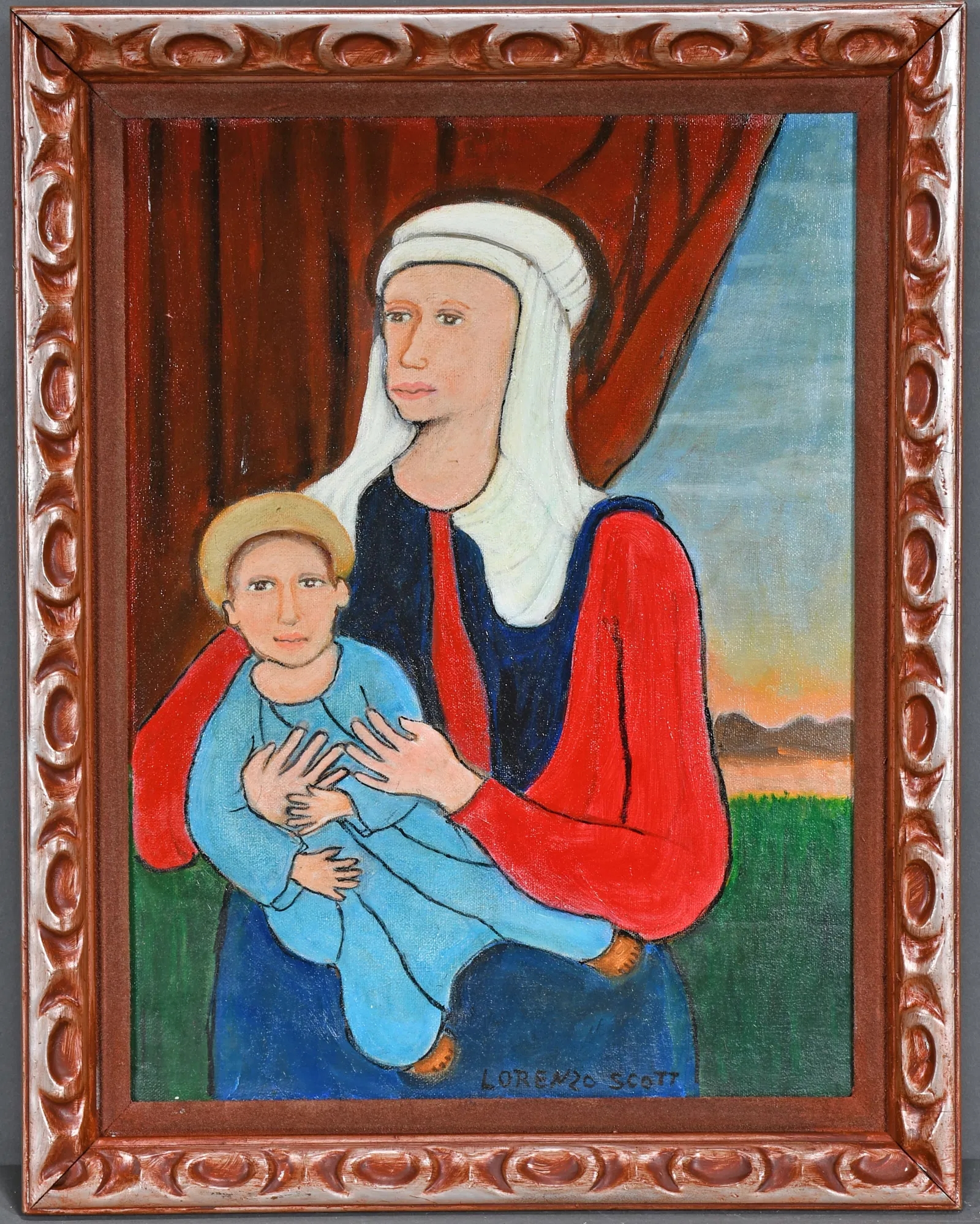 Lorenzo Scott | Mary and Baby Jesus | MutualArt