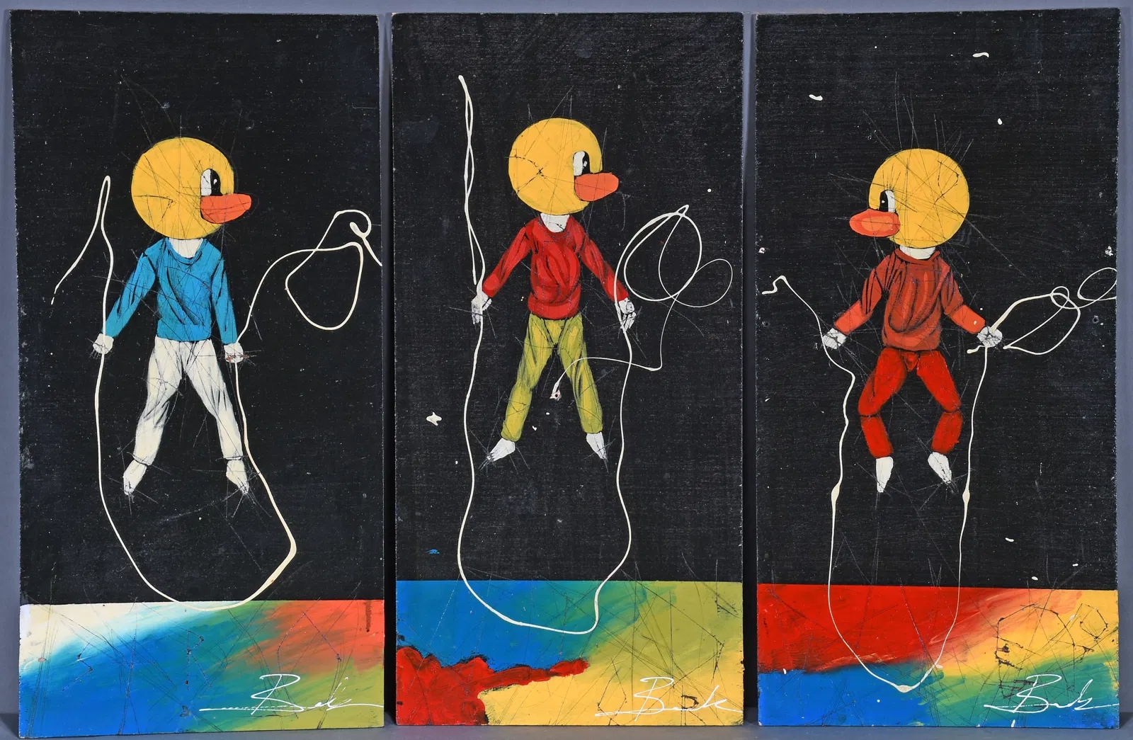 Michael Banks | Tryptic Ducks | MutualArt