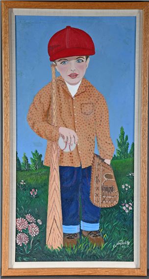 Nan Dee Phelps | Robbie Phelps with a Baseball Bat (1968 - 1969 ...