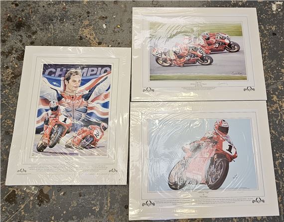 Carl Fogarty | Carl Fogarty, three limited edition prints | MutualArt