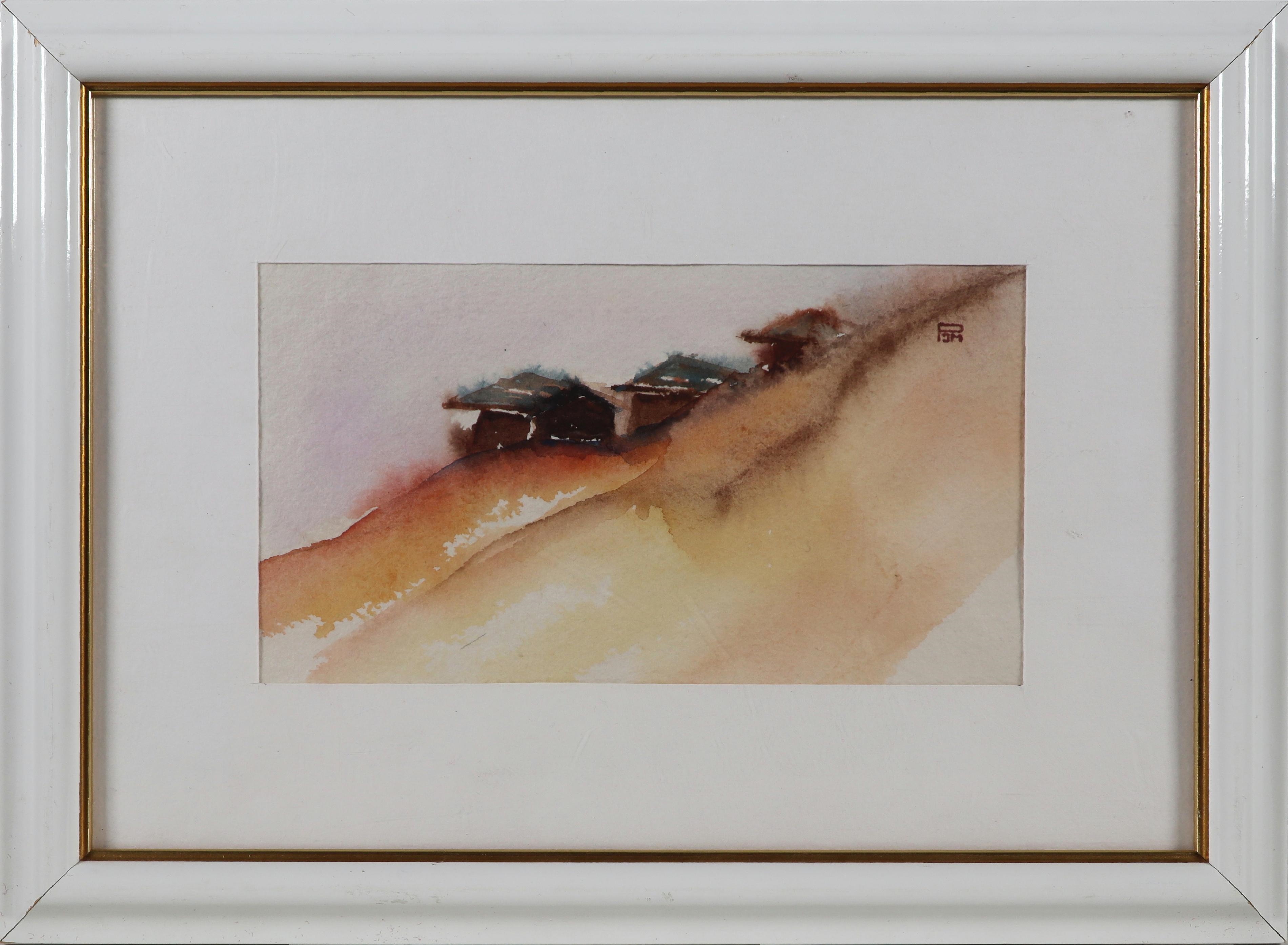 Johannes Maria Pittl | (Fulpmes 1949 geb.) Heustadeln am Hang | MutualArt