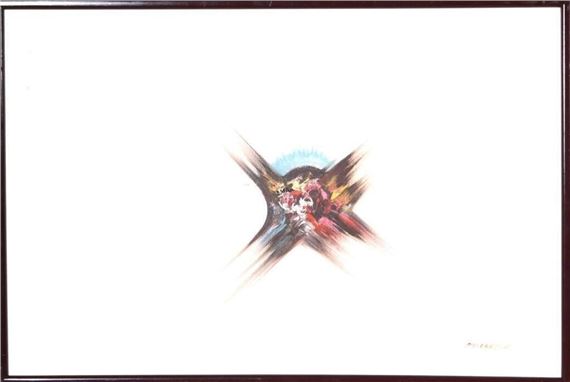 Pat Larsen | PAT LARSEN ABSTRACT ACRYLIC ON CANVAS | MutualArt