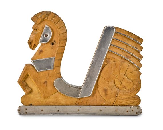 Robert Lakin | A carved and stripped Art Deco chariot side front of a ...