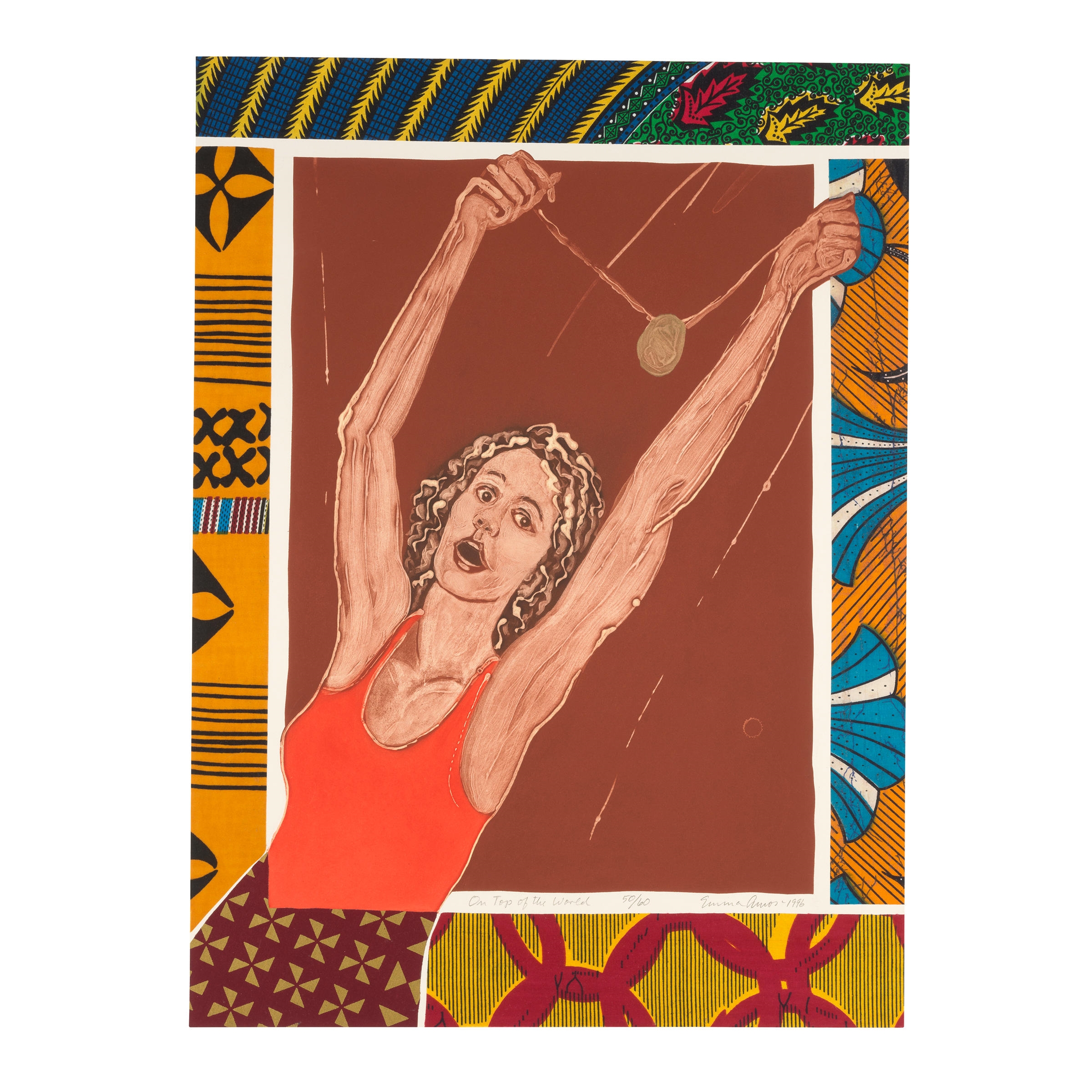 Emma Amos | Sand Tan (1980) | MutualArt