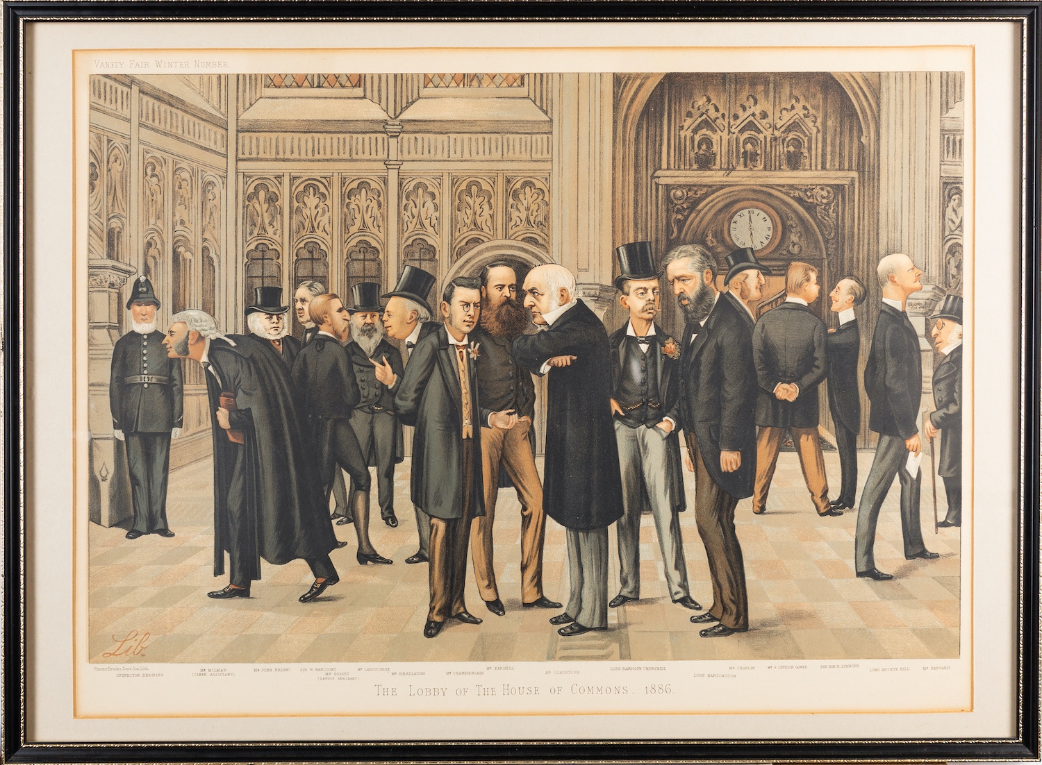 Thomas Rowlandson | The Lobby of the House of Commons, 1886 (19th ...