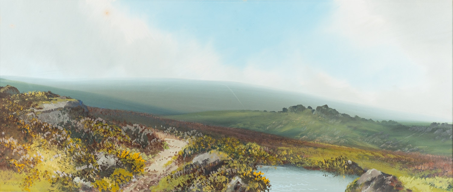 Reginald Daniel Sherrin | A view in Dartmoor | MutualArt