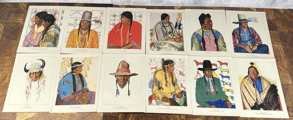 Winold Reiss | Seated Native American Woman | MutualArt