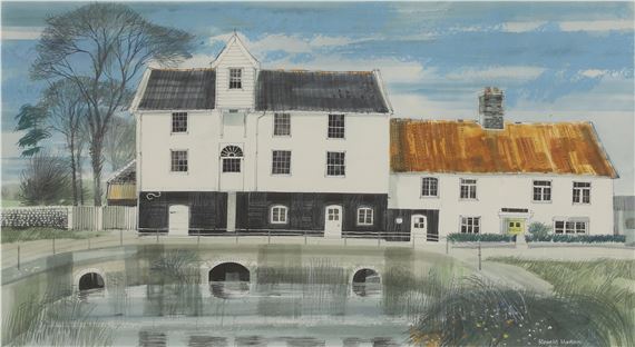 Ronald Maddox | Pakenham Watermill Suffolk (1989) | MutualArt