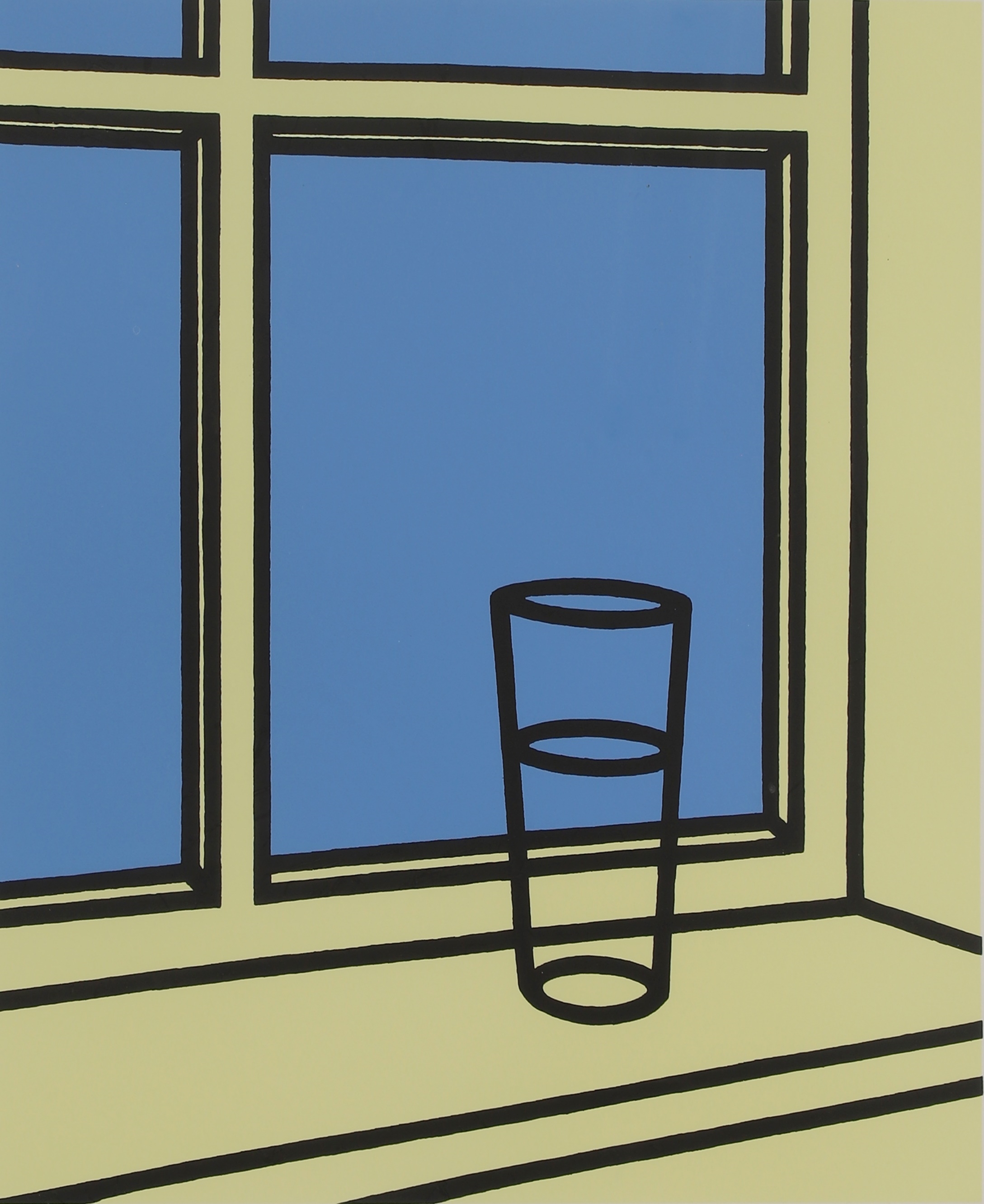 Patrick Caulfield | Window at Night (1969) | MutualArt