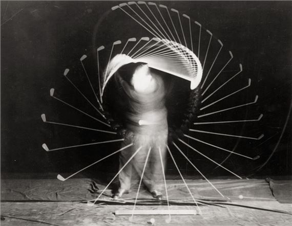 Harold Eugene Edgerton | Bobby Jones Multiflash Golf Swing (1938 ...