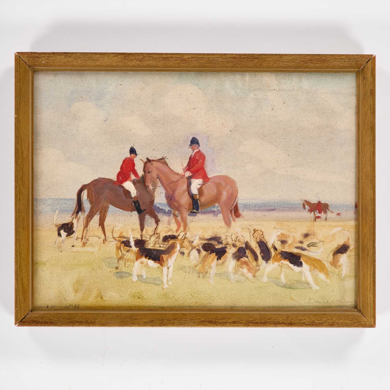 Donald Wood | 1953) SKETCH FOR THE BEDALE HUNT | MutualArt