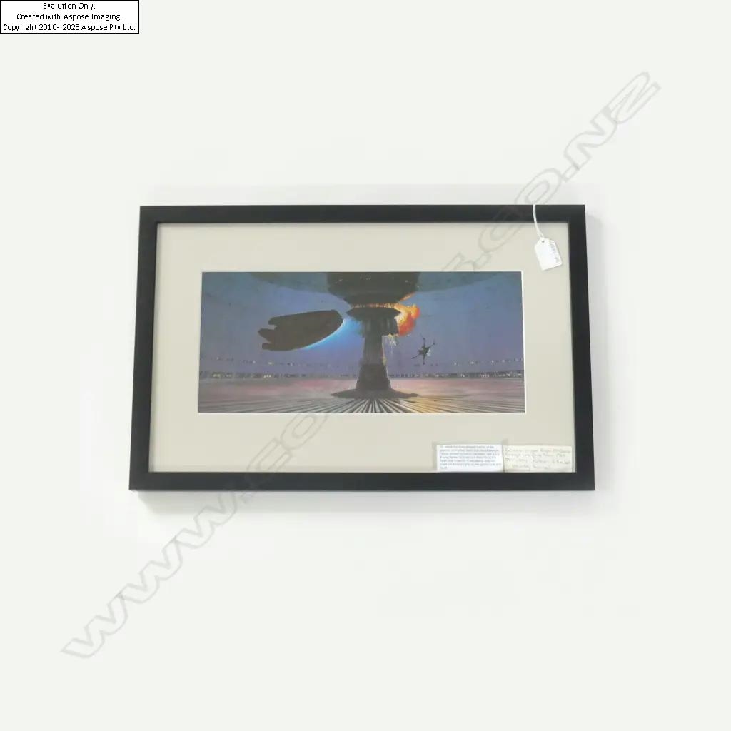 Ralph Mcquarrie | ORIGINAL 1983 STARWARS CONCEPT ART PRINT by RALPH ...