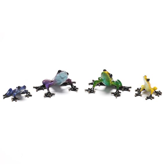 Tim Cotterill | Two Pairs of Bronze Frog Sculptures (2007) | MutualArt