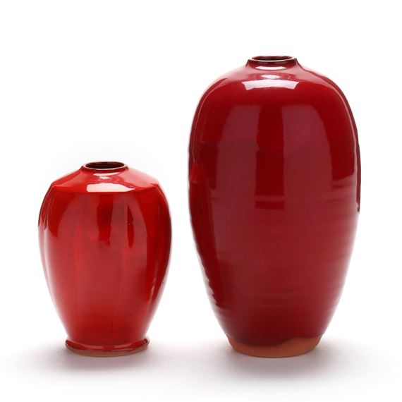 Ben Owen III | Red Glazed Vases (1996) | MutualArt