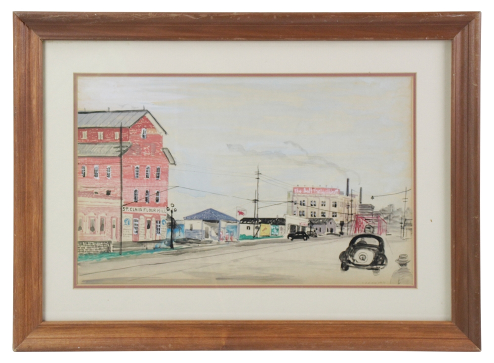 Ralston Crawford | Grey Street (1940) | MutualArt