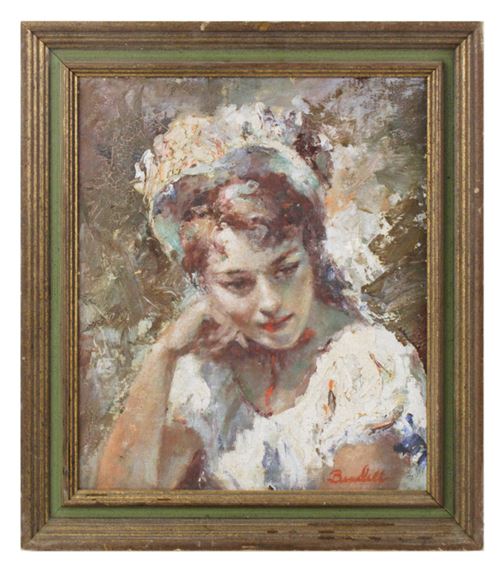 Marilyn Bendell | Marilyn Bendell, Portrait of Young Girl | MutualArt