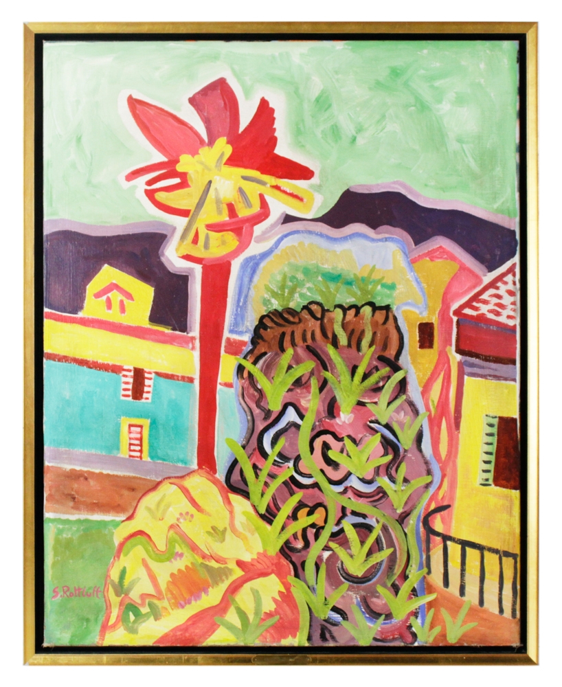 Karl Schmidt-Rottluff | Mädchen mit rotem Kragen (1914 - 1915) | MutualArt