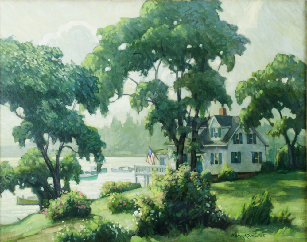 Ken Knowles | Misty Morning Time Islands Maine | MutualArt