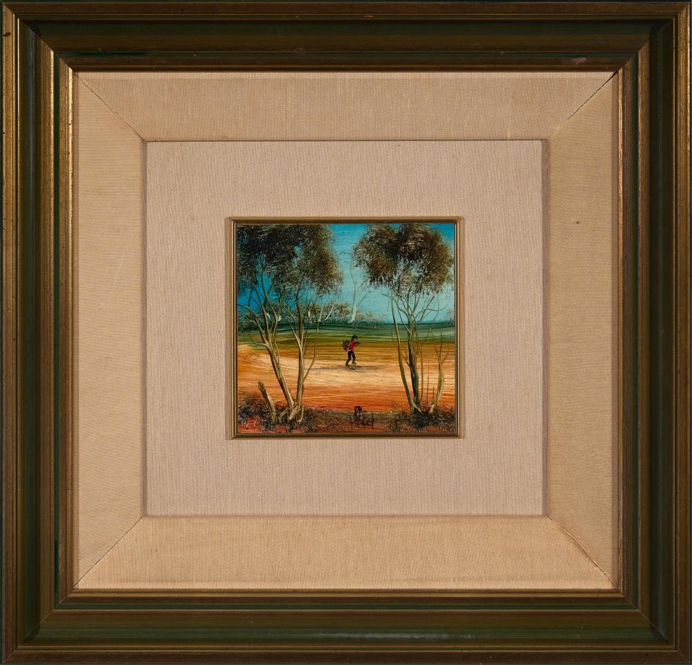 Kevin Charles Hart | Swagman in Landscape | MutualArt