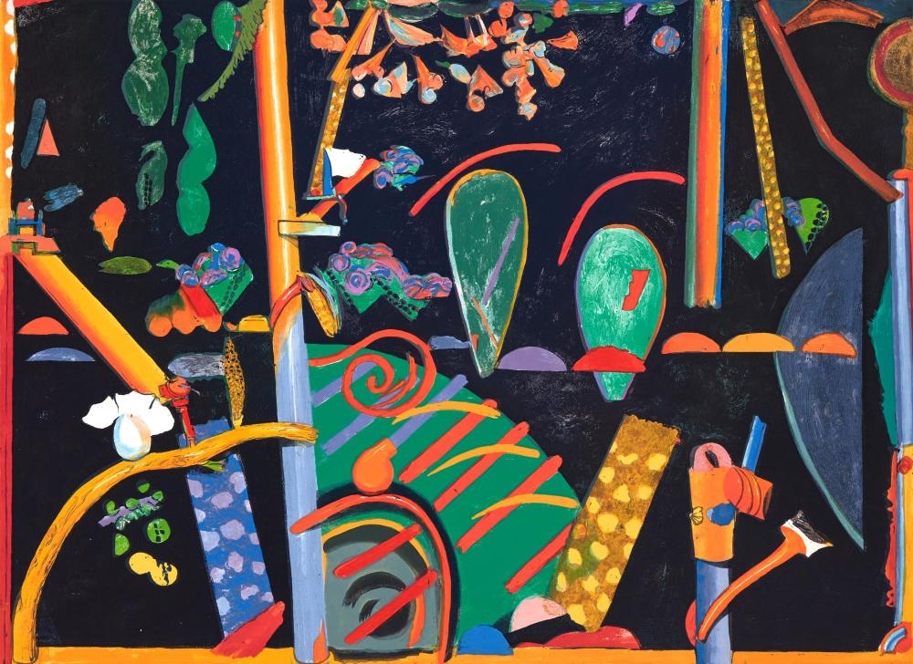 Colin Lanceley | - Night Garden (2001) | MutualArt