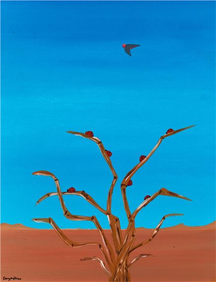 Doug Frith | Dry Grass and Lady Bugs (2024) | MutualArt