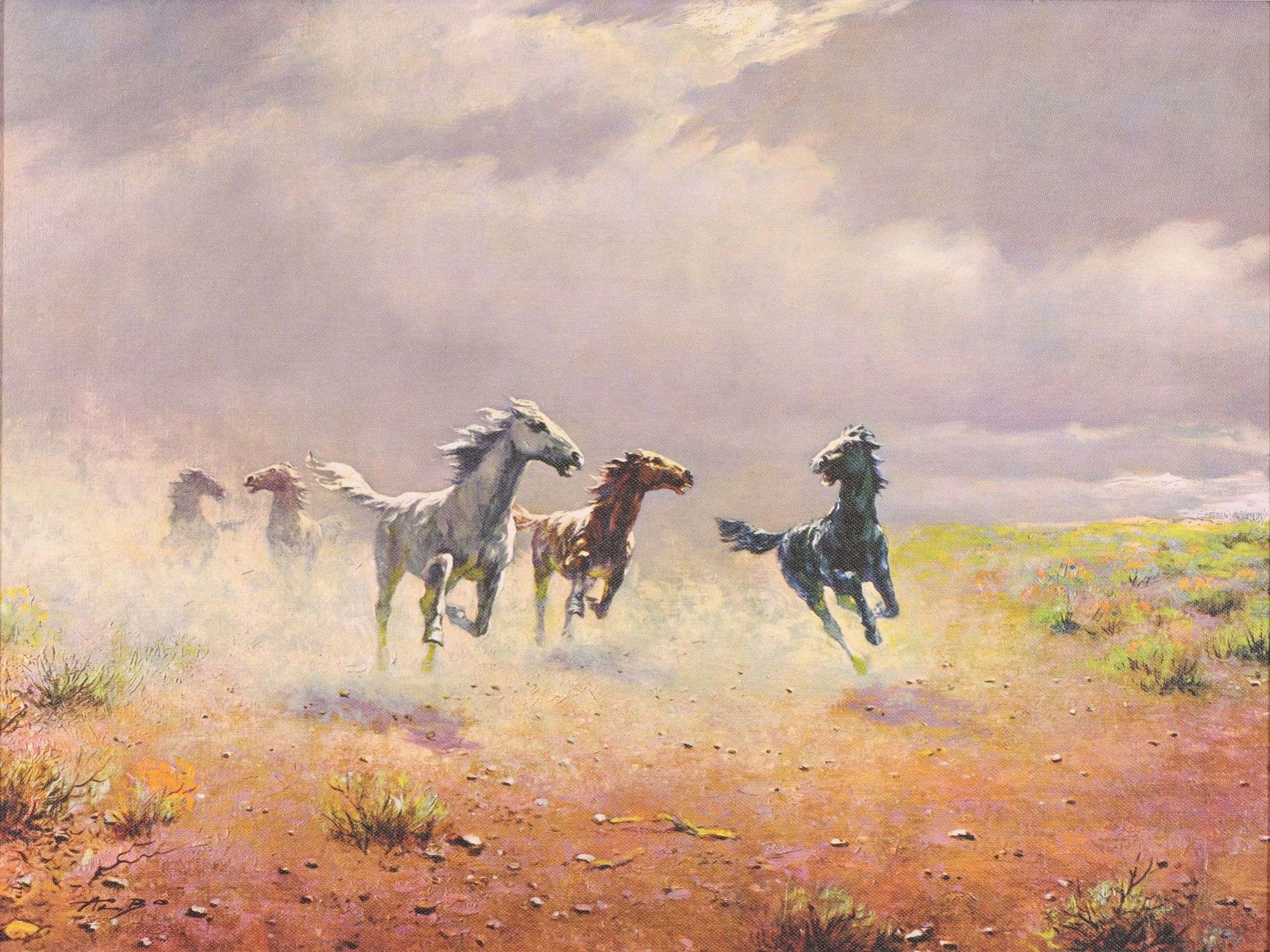 August Albo | Free as the Wind | MutualArt