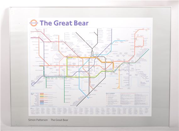 Simon Patterson | SIMON PATTERSON - THE GREAT BEAR 1992 PRINT | MutualArt