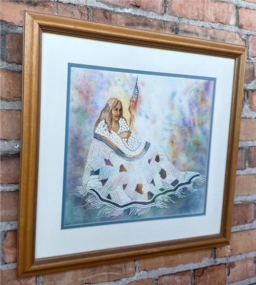 King Kuka | King Kuka Blackfoot Indian Watercolor Painting | MutualArt