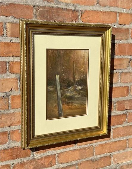 Tom Sander | Tom Sander Montana Watercolor Painting (1938) | MutualArt