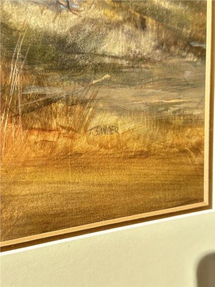 Tom Sander | Tom Sander Montana Watercolor Painting (1938) | MutualArt