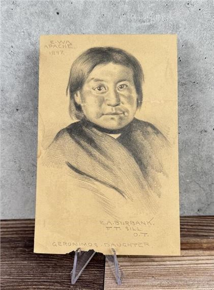 Elbridge Ayer Burbank | Title is E-Wa Apache Geronimo's Daughter Fort ...