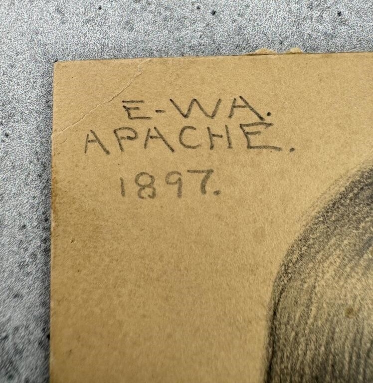 Elbridge Ayer Burbank | Title is E-Wa Apache Geronimo's Daughter Fort ...