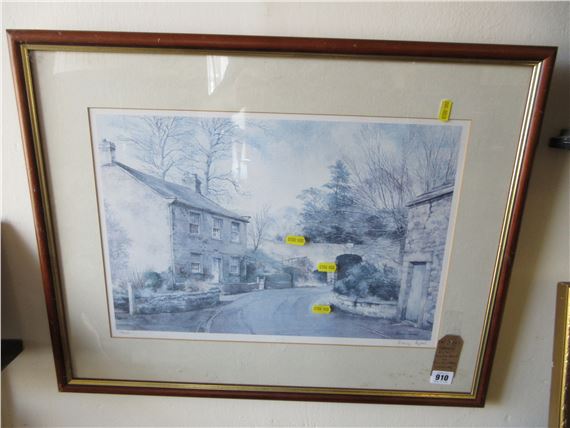 Nancy Dyson | NANCY DYSON SIGNED PRINT OF BOLTON ABBEY GATEWAY | MutualArt