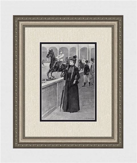 Charles Édouard Delort | Charles Delort 1800s Antique Print Paris Horse ...