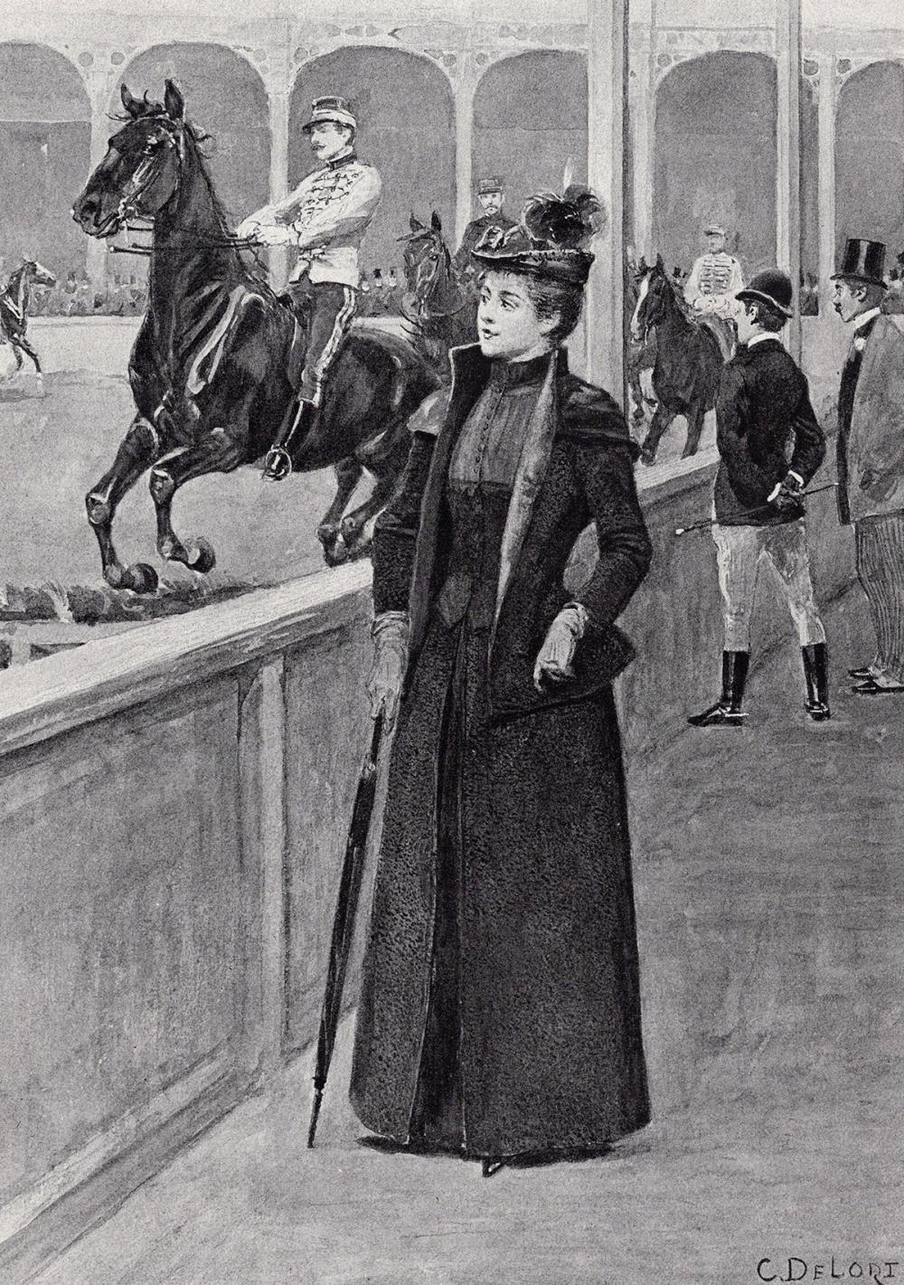 Charles Édouard Delort | Charles Delort 1800s Antique Print Paris Horse ...