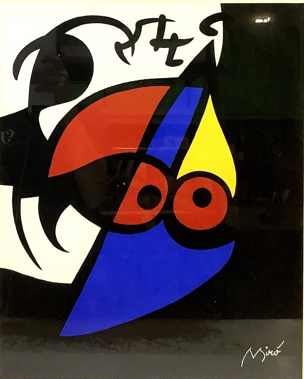 Joan Miró | Joan Miro “The Bird” Lithograph On Paper | MutualArt