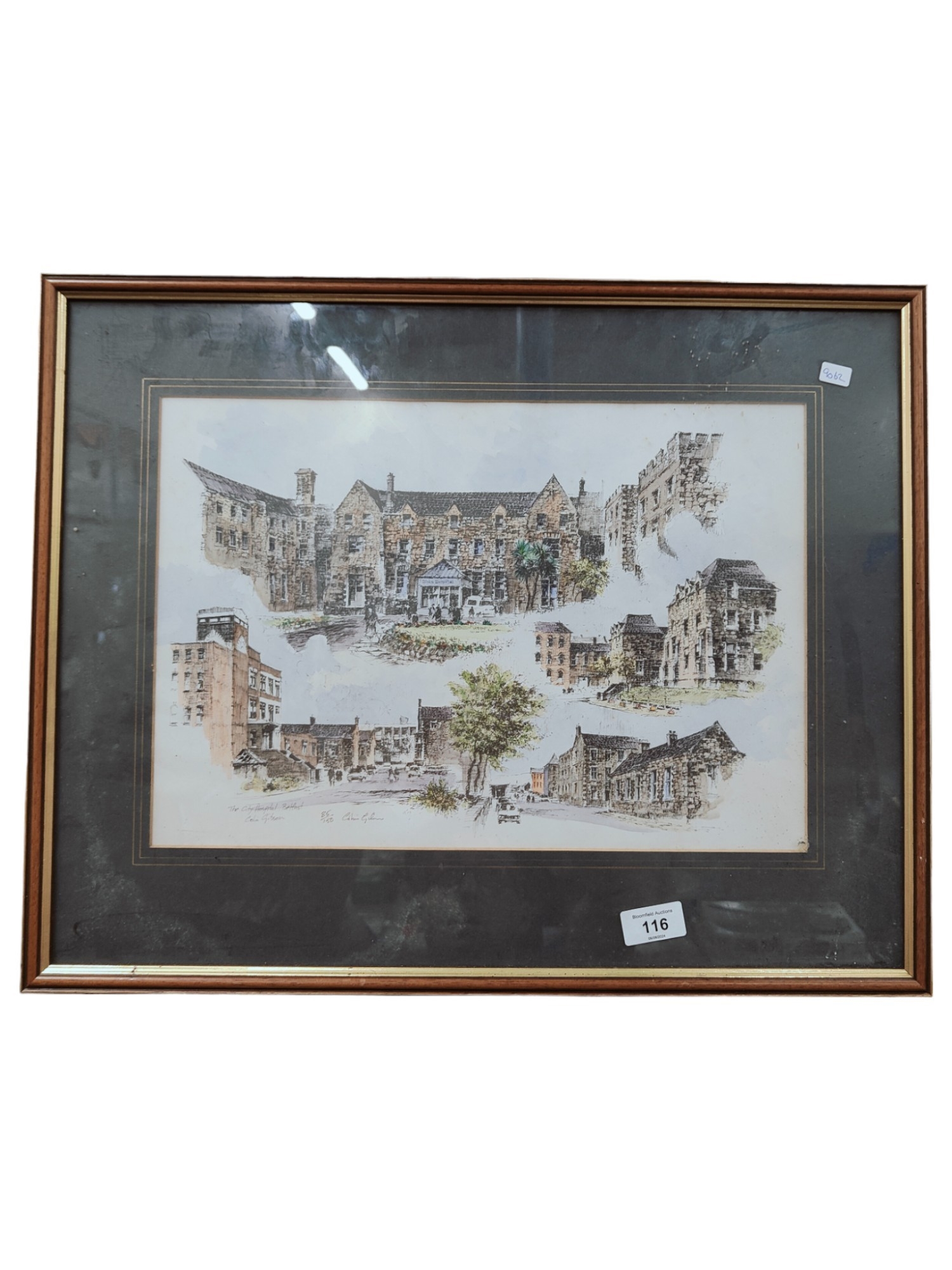 Colin Gibson | SIGNED FRAMED COLIN GIBSON PRINT - BELFAST CITY HOSPITAL ...