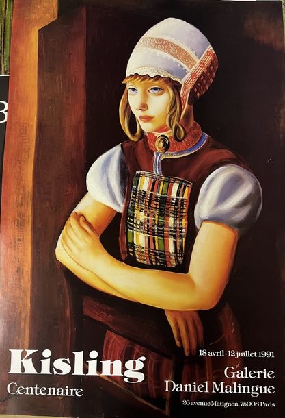 Moïse Kisling | Set of four posters for the Moïse KISLING CENTENAIRE ...