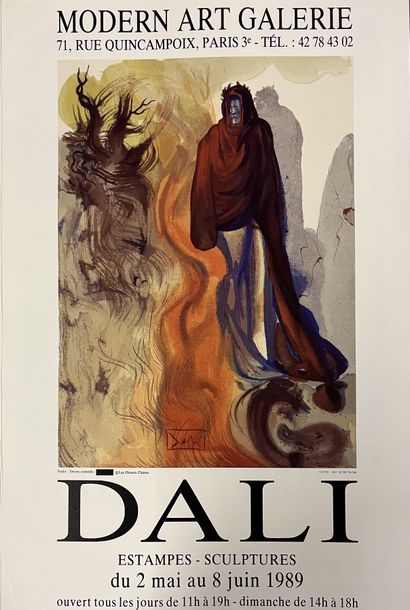 Salvador Dalí | Set of two posters for the Salvador DALI exhibition ...