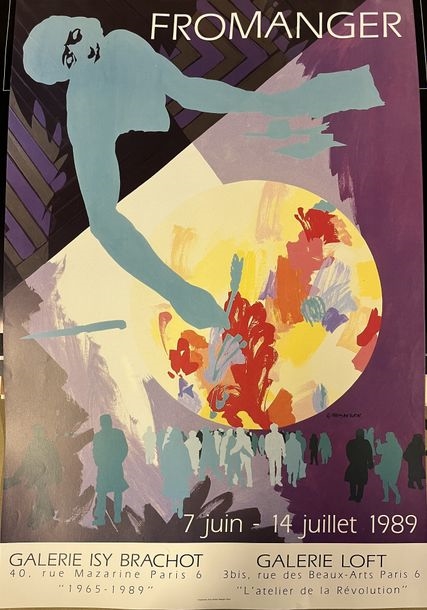 Gérard Fromanger | Poster for Gérard FROMANGER's exhibition at Galerie ...