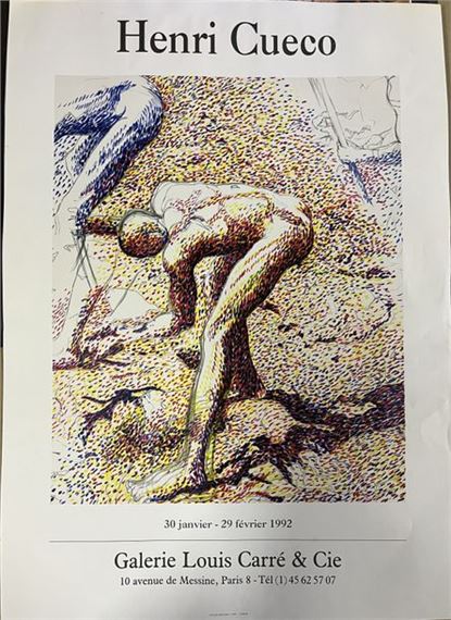 Henri Cueco | Set of two posters for the Henri CUECO exhibition at ...