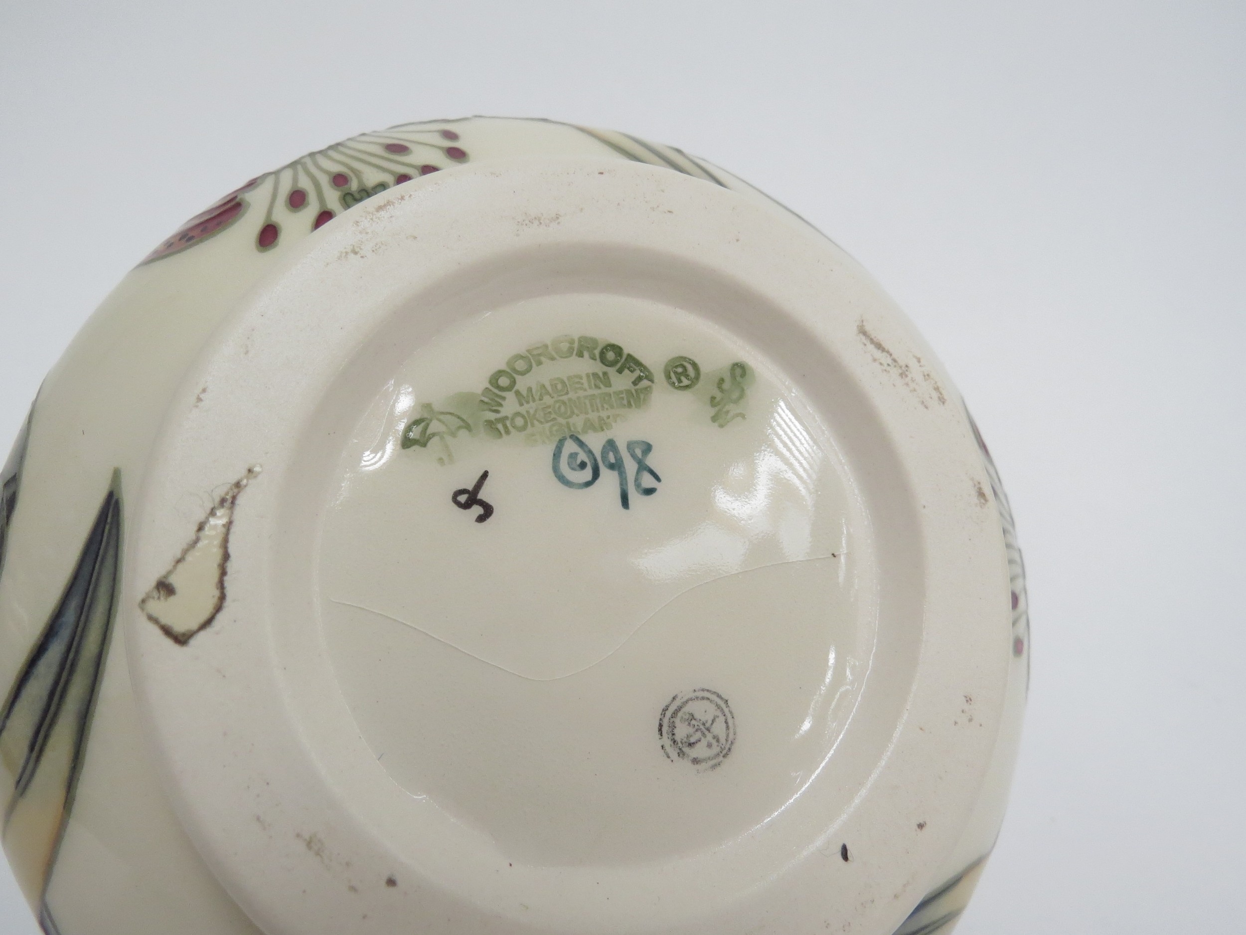 Nicola Slaney | A Moorcroft Anna Lily pattern squat form vase de ...