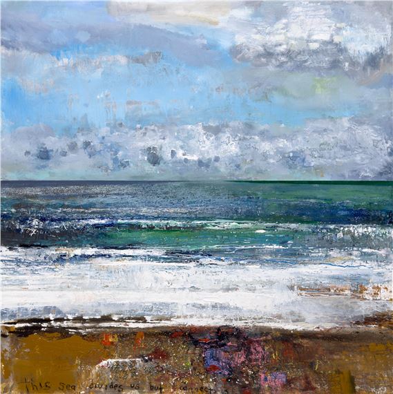 Kurt Jackson | This sea divides us but connects us (2023) | MutualArt