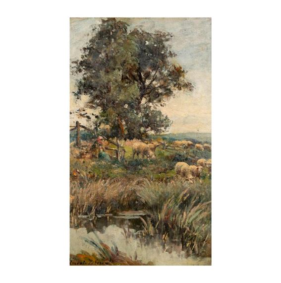 Auguste Prevot-Valeri | Pastoral Landscape (1857 - 1930) | MutualArt