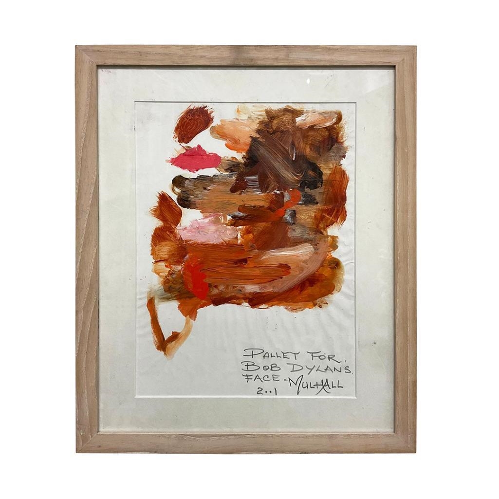 William Mulhall | Palette for Bob Dylan’s face | MutualArt