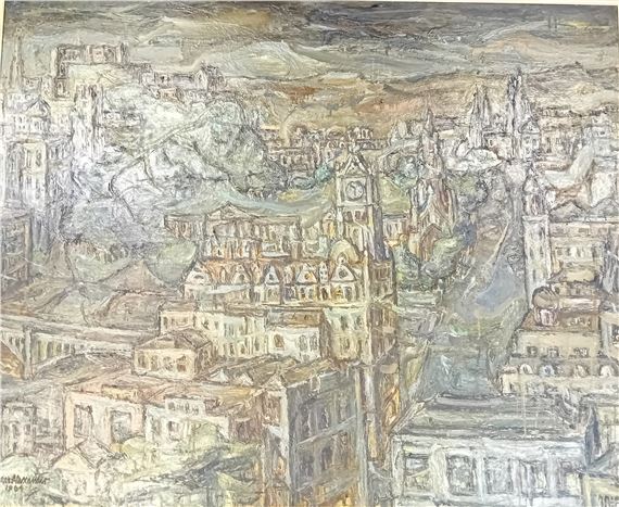 Vivien Alexander | A built up city scene (1964) | MutualArt