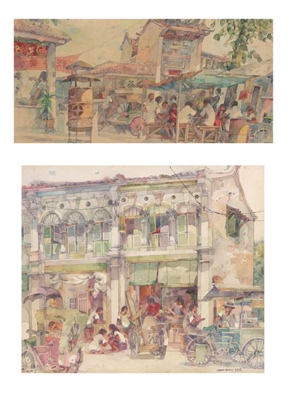 Tan Choon Ghee | Street Scene (1981) | MutualArt