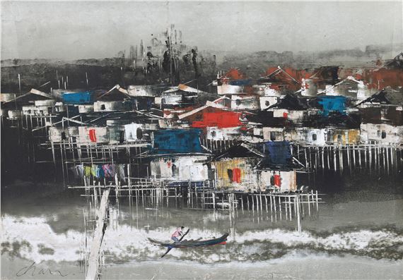 Jehan Chan | Melaka River Series (1980s) | MutualArt