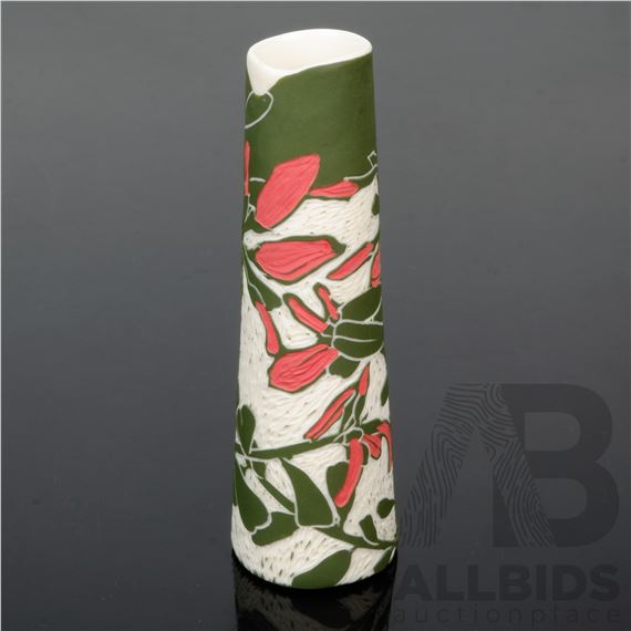 Cathy Franzi | Australian Local Studio Pottery Vase | MutualArt