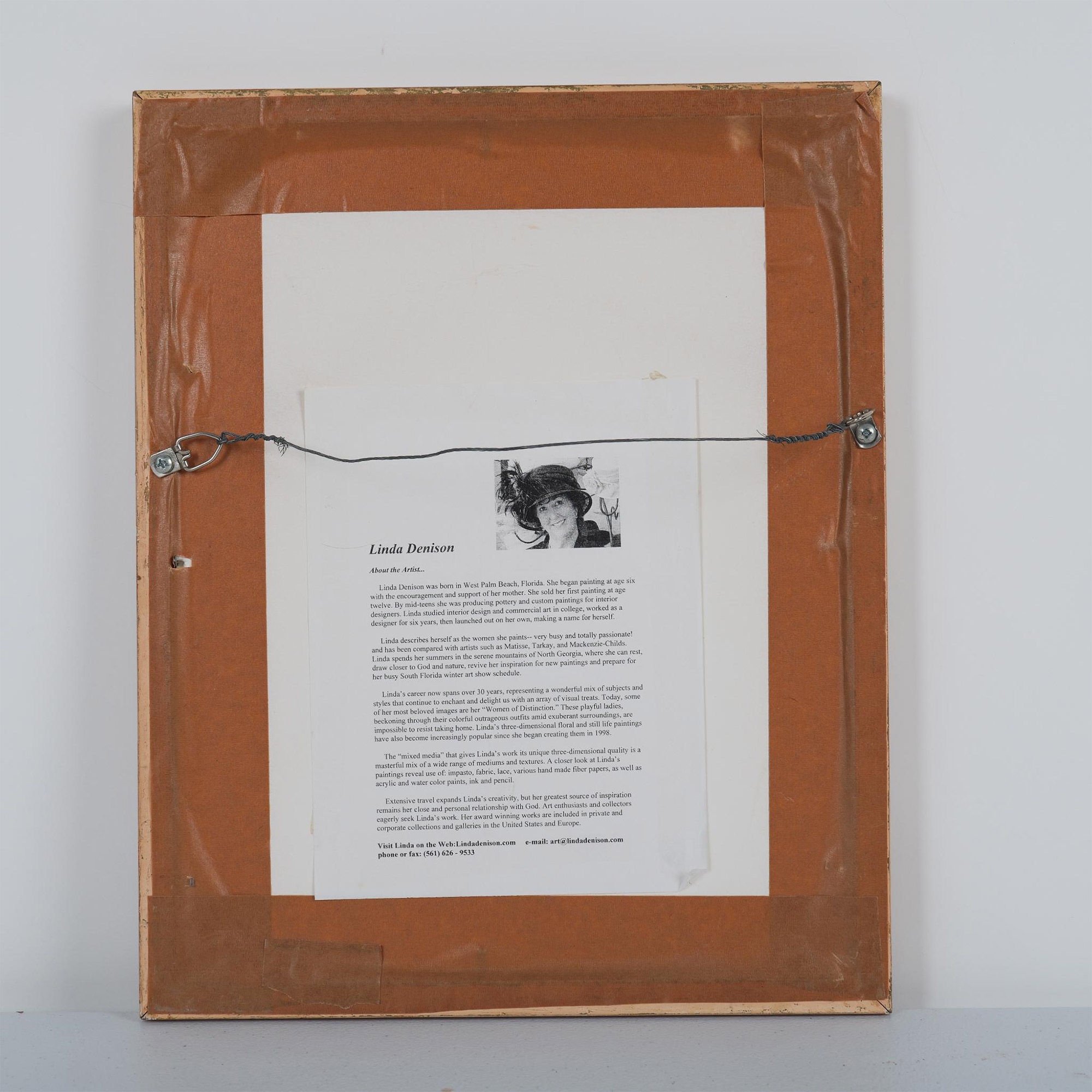 Linda Denison | Linda Denison, Original Mixed Media on Paper, Signed ...